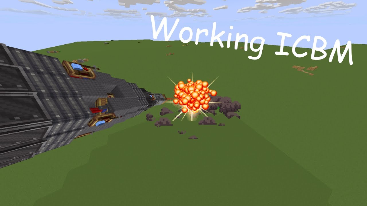 I Built a Working NUCLEAR MISSLE in Minecraft! - YouTube