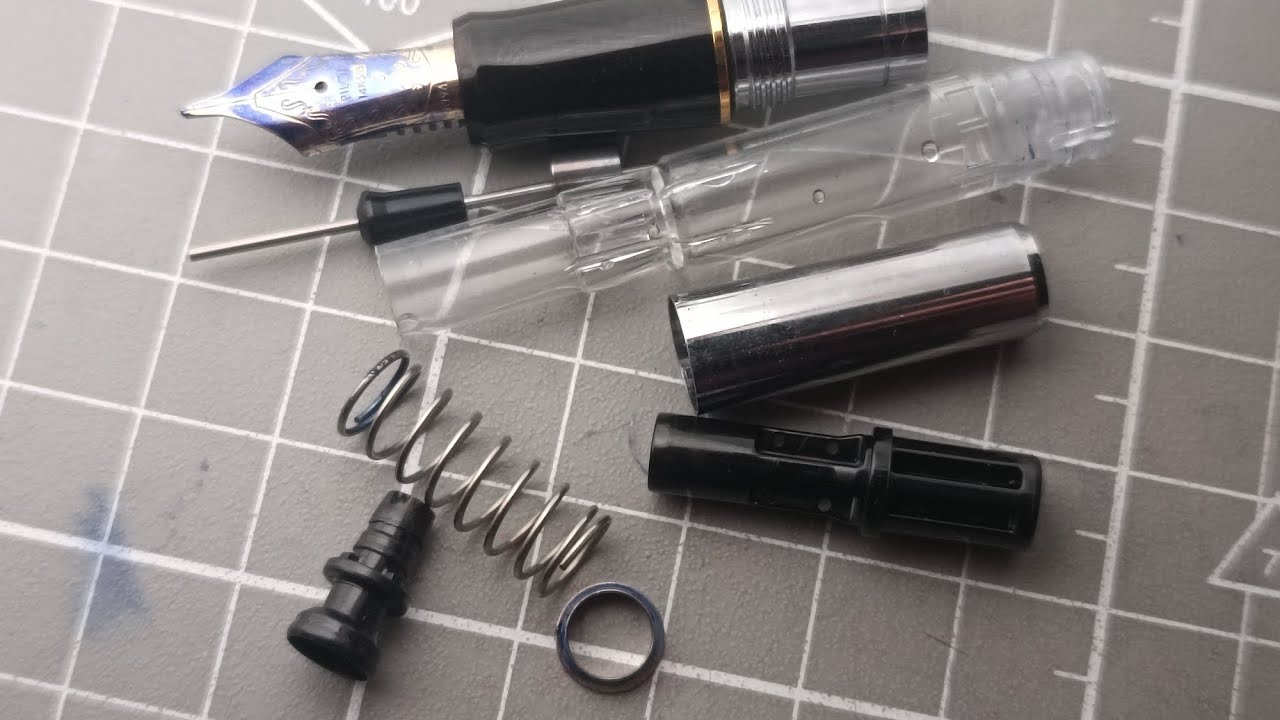 Pilot Stupid Con70n Convertor Disassembly tips - YouTube