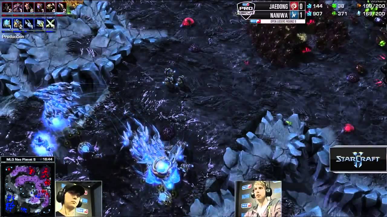SC2 Naniwa vs Jaedong Game 2 StarCraft 2 gameplay - YouTube