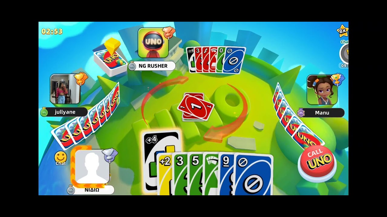 UNO. You think I fail sorry I win with my team partner 😬. Let see how ...