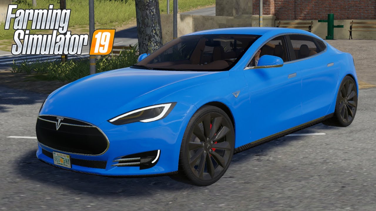 FS19 - Tesla Model S - Car mod for Farming Simulator 2019 Roleplay ...