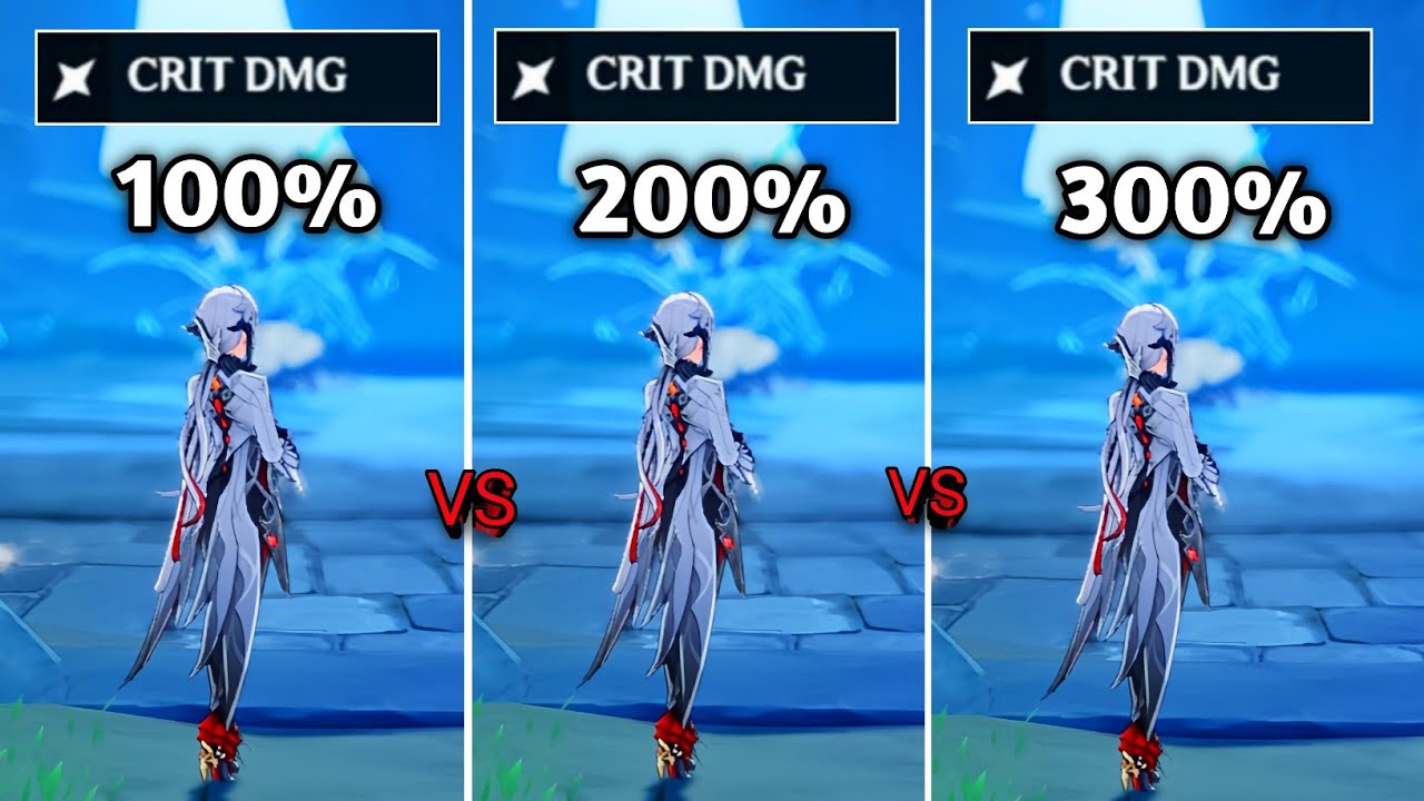 Arlecchino Crit DMG Comparison | Genshin Impact - YouTube