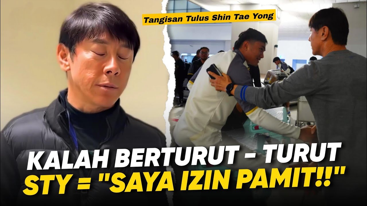 STY Menyerah Latih Timnas Indonesia !! Begini Ungkapan Shin Tae Yong ...