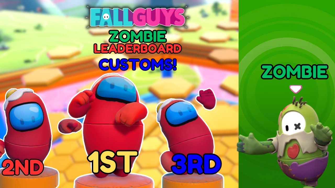 [Live] Fall Guys ZOMBIES VS BEANS LEADERBOARD CUSTOMS!! - YouTube