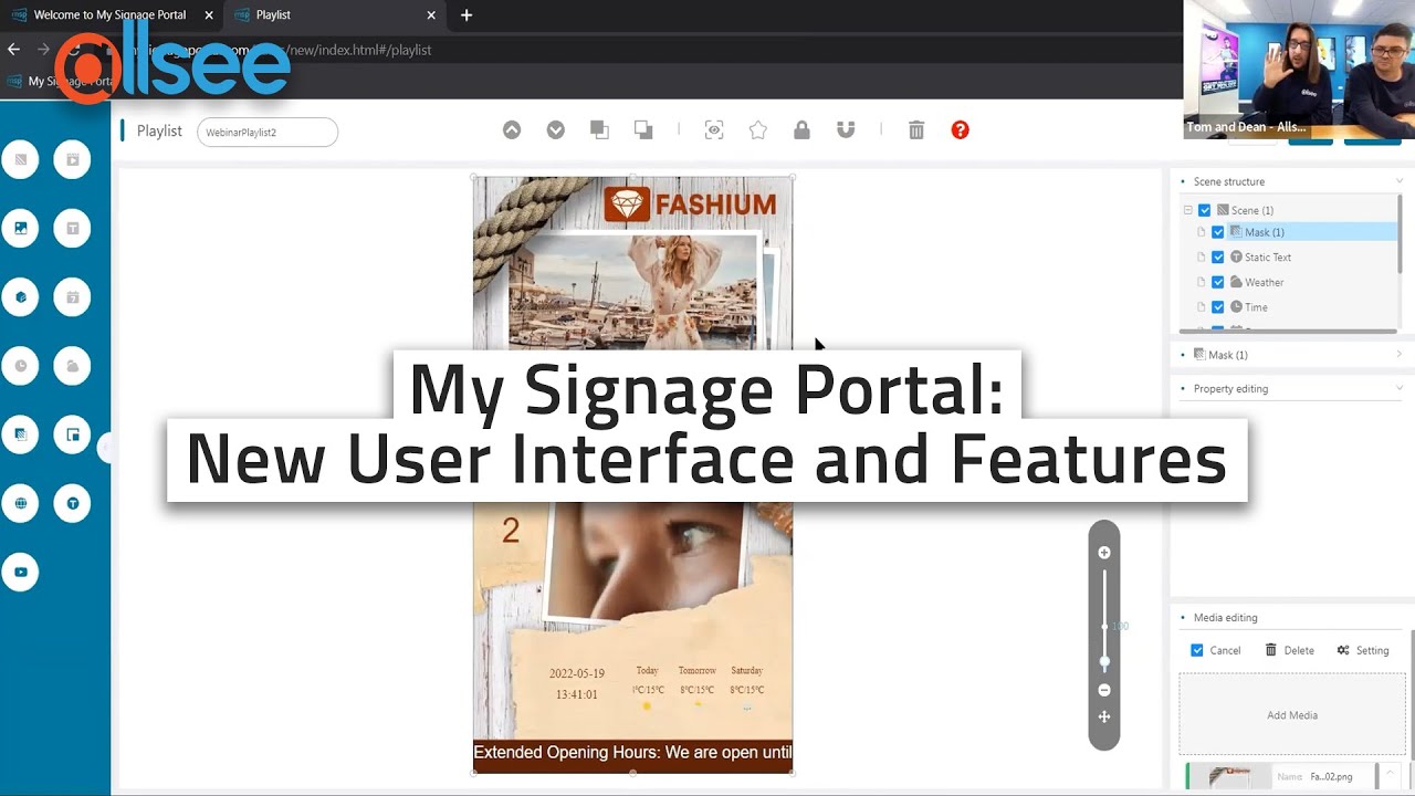 Easy to Use Digital Signage CMS Webinar – My Signage Portal - YouTube