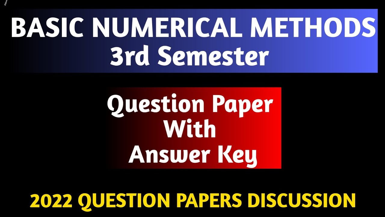 Basic Numerical Methods 3rd Sem B Com B B A 2022 Question Paper basic-numerical-methods-3rd-sem-b-com-b-b-a-2022-question-paper