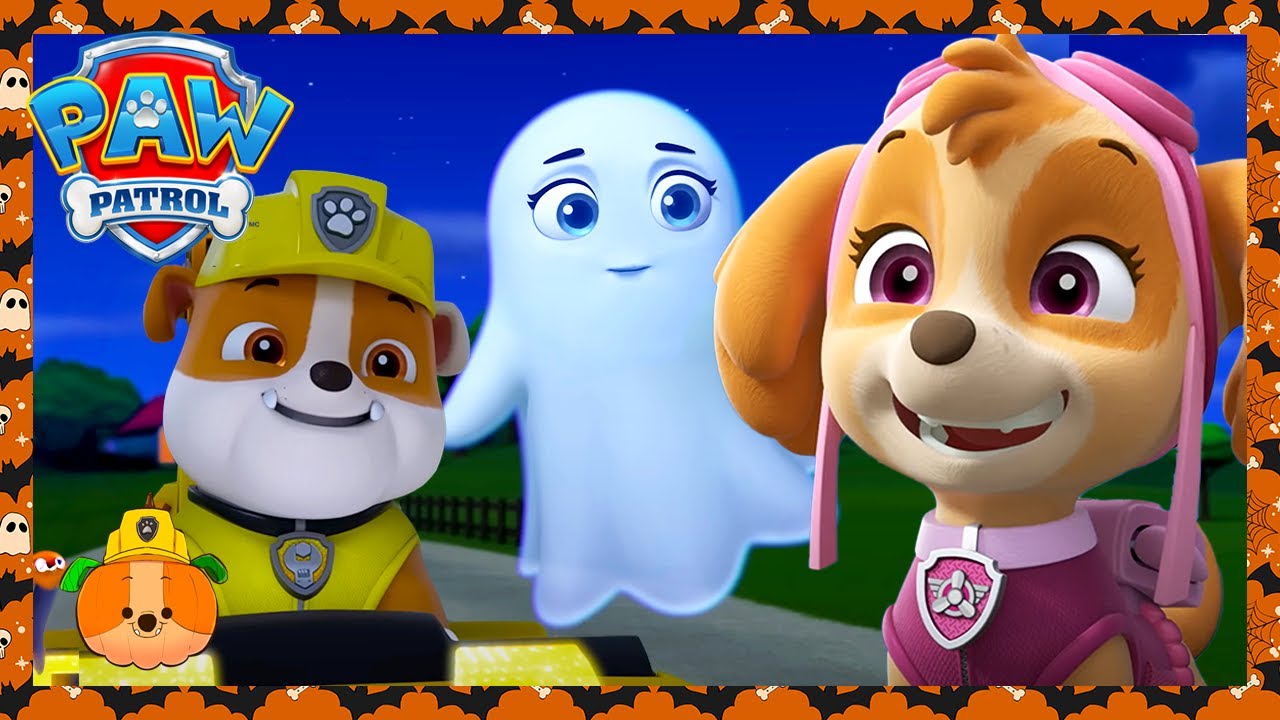 The Pups Meet a Lonely Ghost! 👻 - PAW Patrol Halloween Special ...