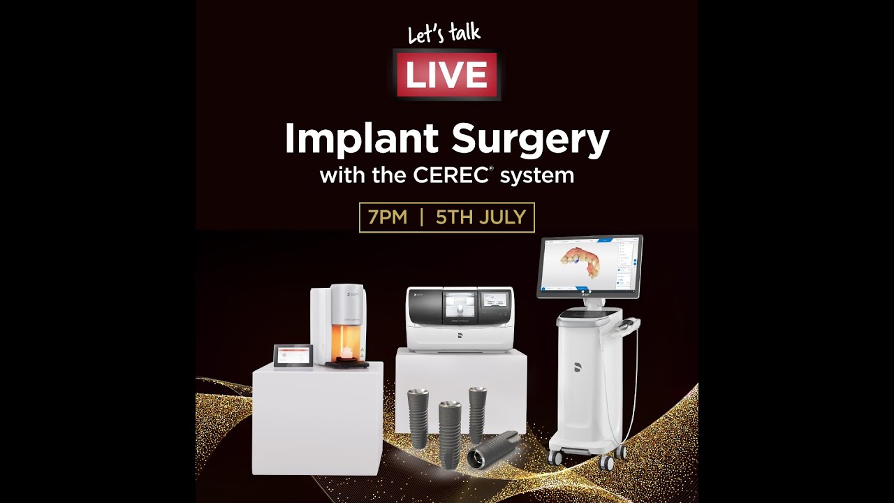 Let's Talk LIVE Implant Surgery with the CEREC system - YouTube