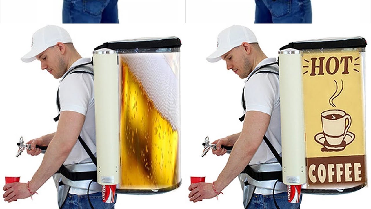 BEER COFFEE BEVEARAGES BACKPACK VENDING PORTABLE HAWKER CONTAINER 20L # ...