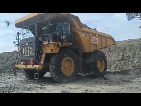 Caterpillar 777 mining truck|CAT D 10T pushing and ripping|Cat 6020 ...