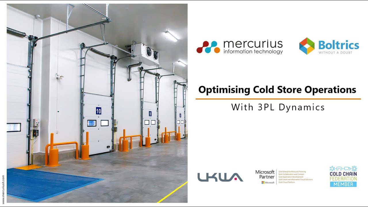 WEBINAR - Optimising Cold Store Operations with 3PL Dynamics - YouTube