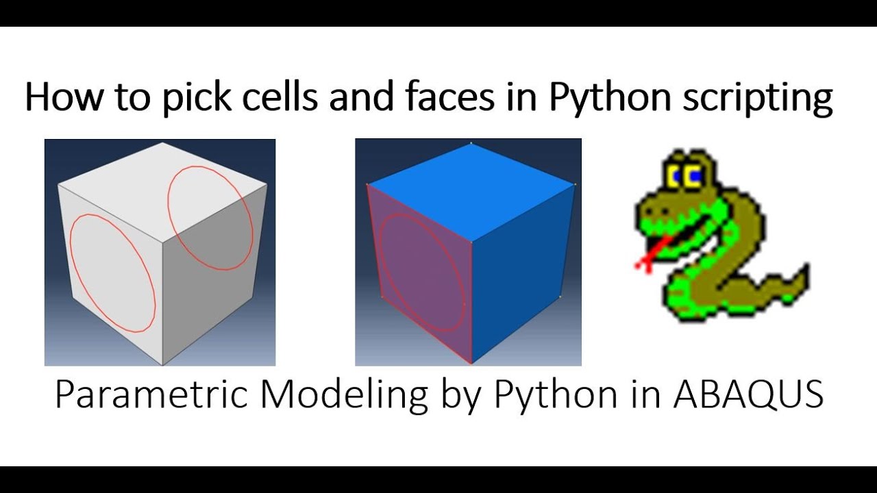 How To Pick Facescells During Python Scripting In Abaqus Parametric Modeling Of Composite Uc