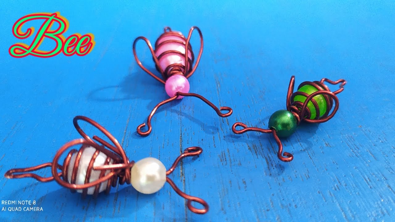 How to make a Bee with copper wire - YouTube