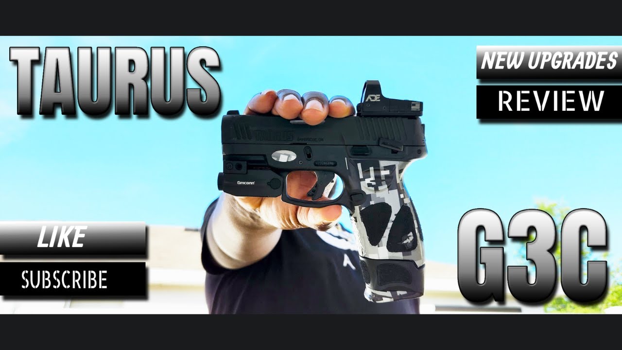 Taurus G3c 9mm With New Custom HandleIt Grip! #taurus #upgrades - YouTube