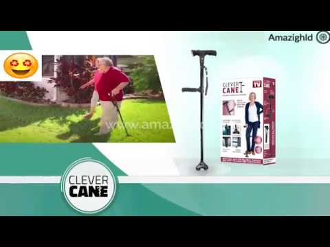 Meet The New Best Walking Clever Cane - YouTube