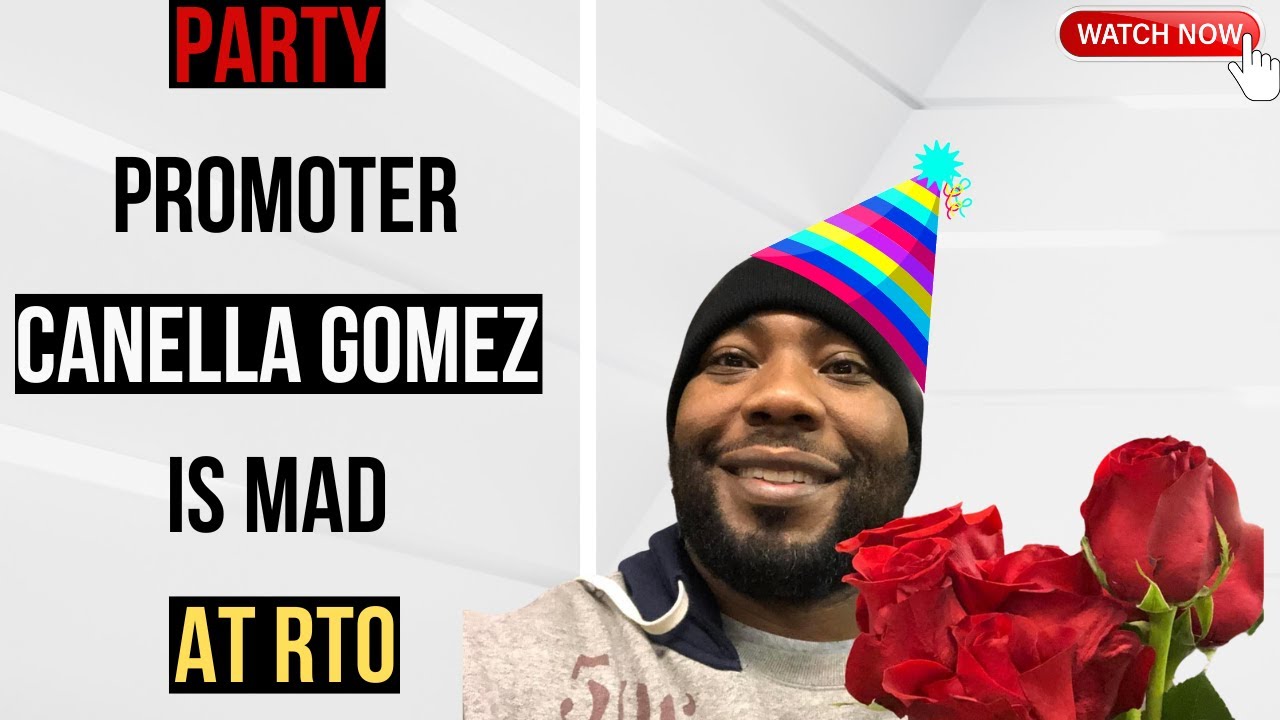 Party Promoter Canella Gomez is mad at RTO - YouTube