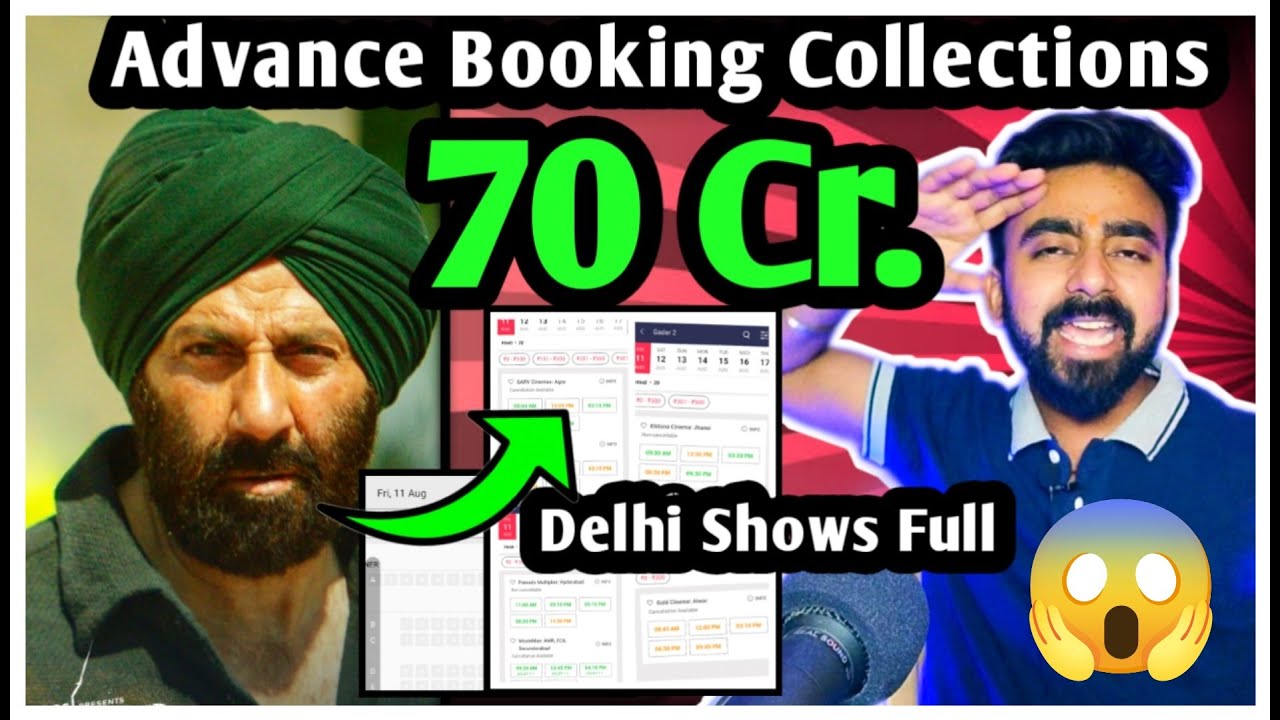 Gadar 2 Advance Booking Report | Gadar 2 Box Office Collections |Gadar ...