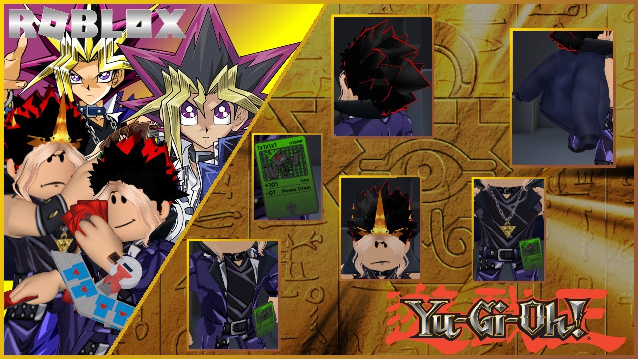 How to make Yugi Muto and Yami Yugi in Roblox - YouTube