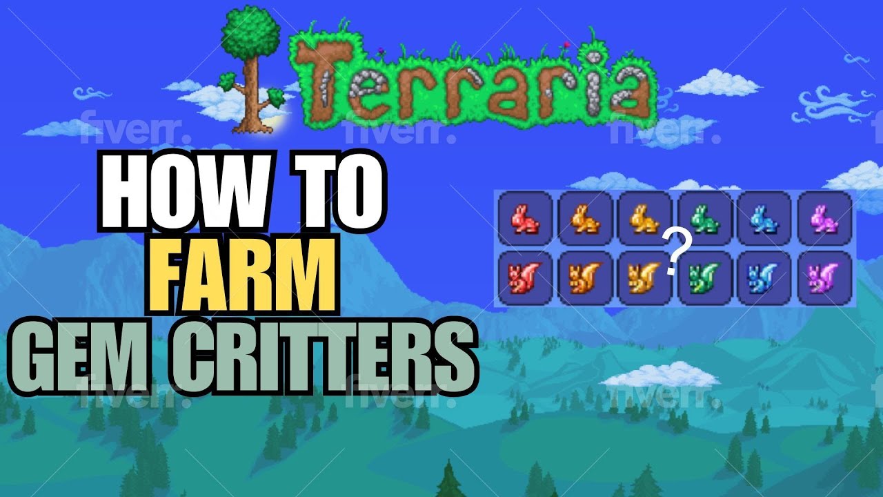 🚜 Master Terraria Farming: 💎 Gem Critter 🌟 Hunting Tips!🔍 - YouTube