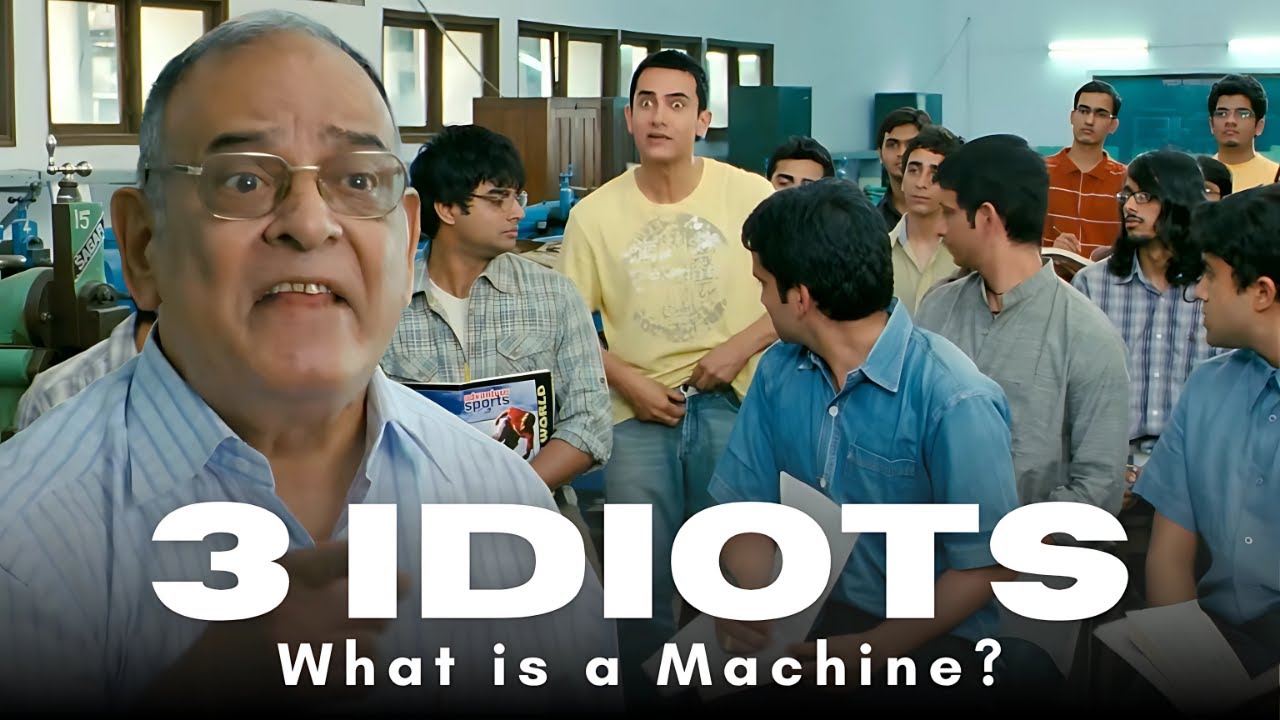 What is a Machine? | 3 Idiots | Most Funny Classroom Scene Ever! - YouTube