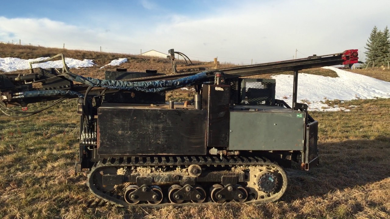 Micro Track Drill BC Approved Demonstration Video hobo exploration ...