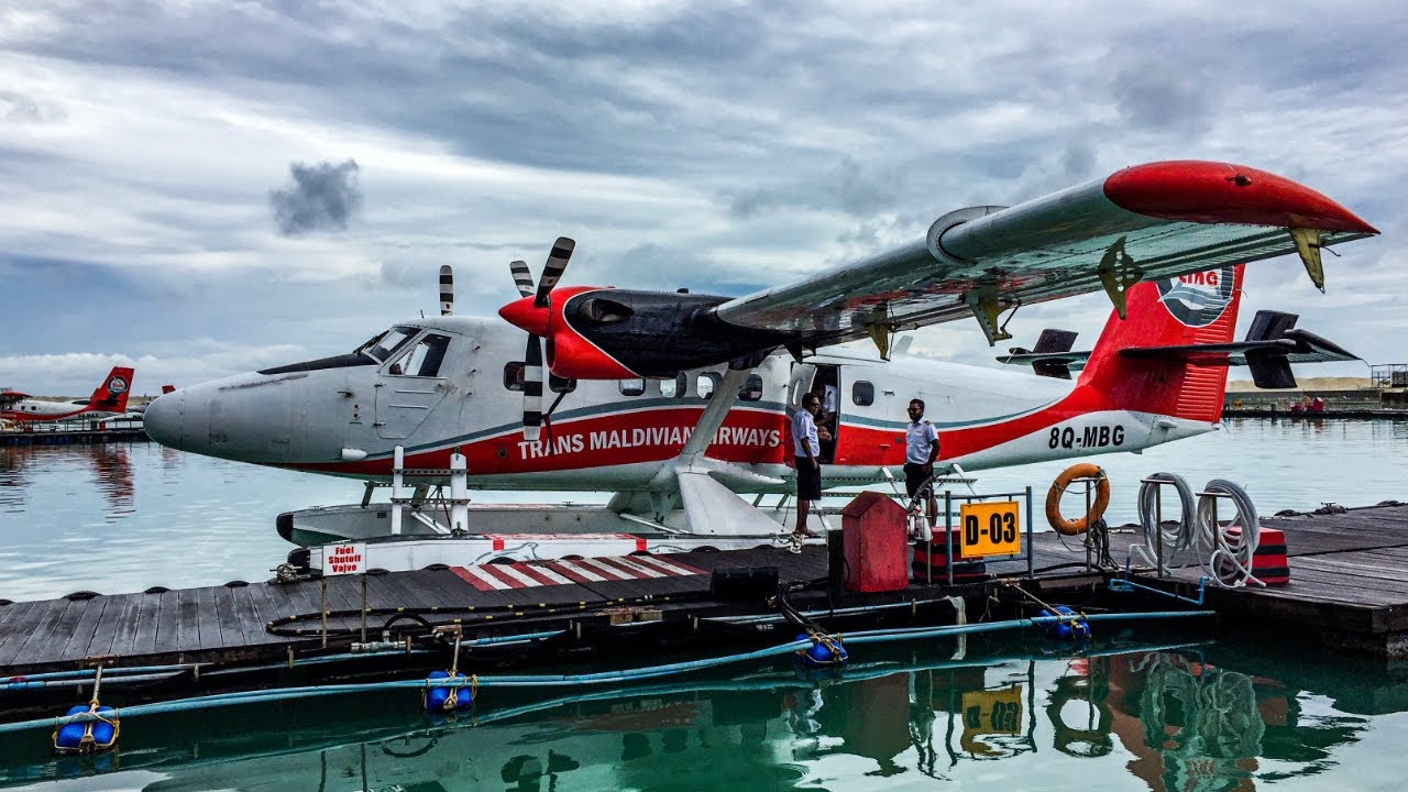 Beautiful Seaplane Flight, Transfer to Islands, Trans Maldivian Airways ...