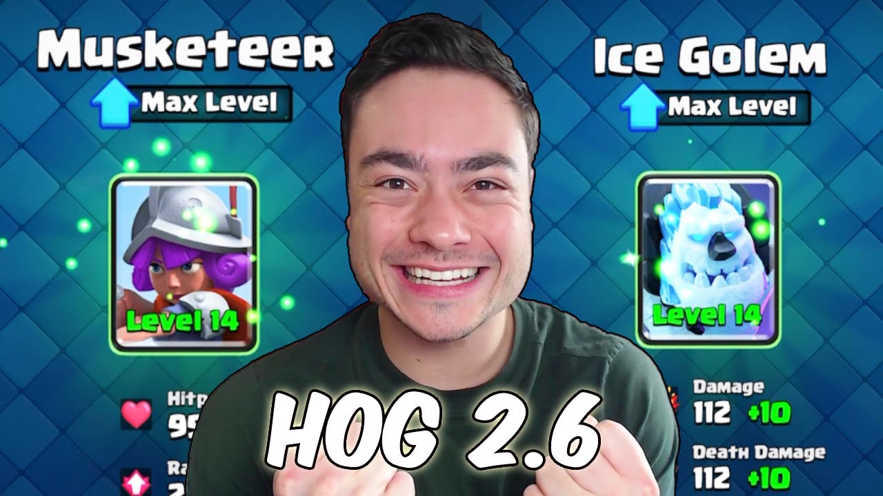 HOG RIDER 2.6 NAAR MAX LEVEL! - Clash Royale - YouTube
