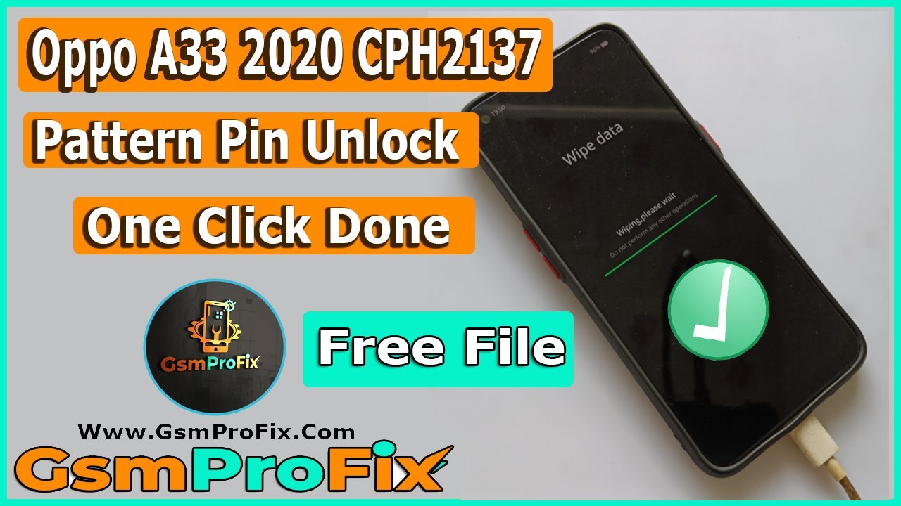 Oppo A33 2020 Pattern Pin Unlock / One Click Game Over / CPH2137 - YouTube