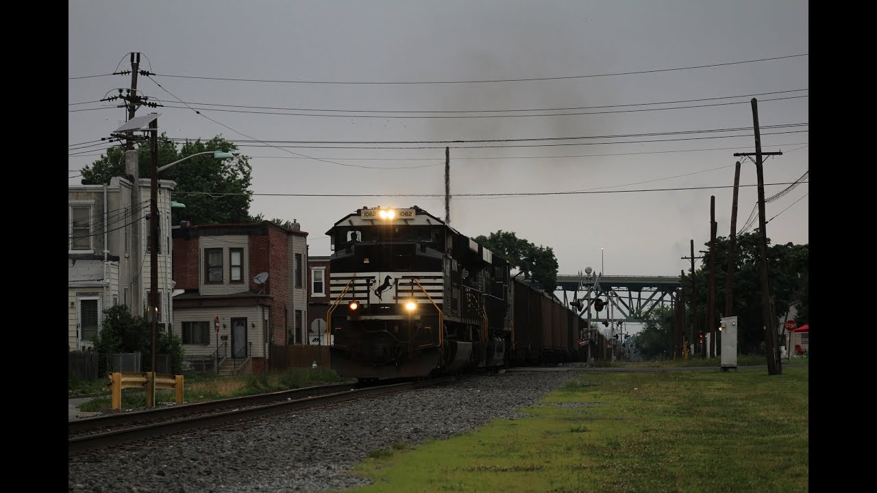 NS 1062 leads a rare daylight NS 506 on 6/23/18 - YouTube