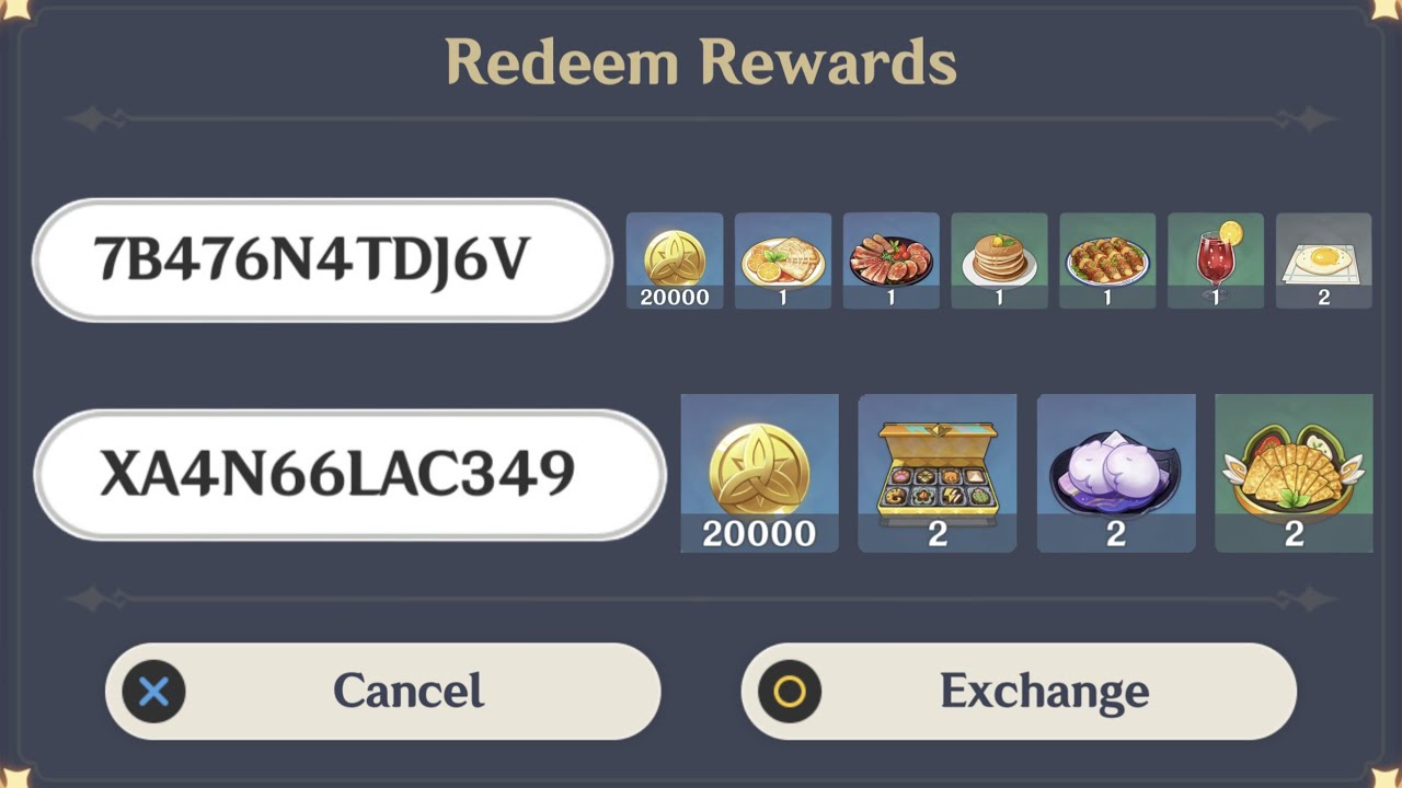 [EXPIRED] February 25+26, 2025 ITEM Codes (Genshin Impact) - YouTube