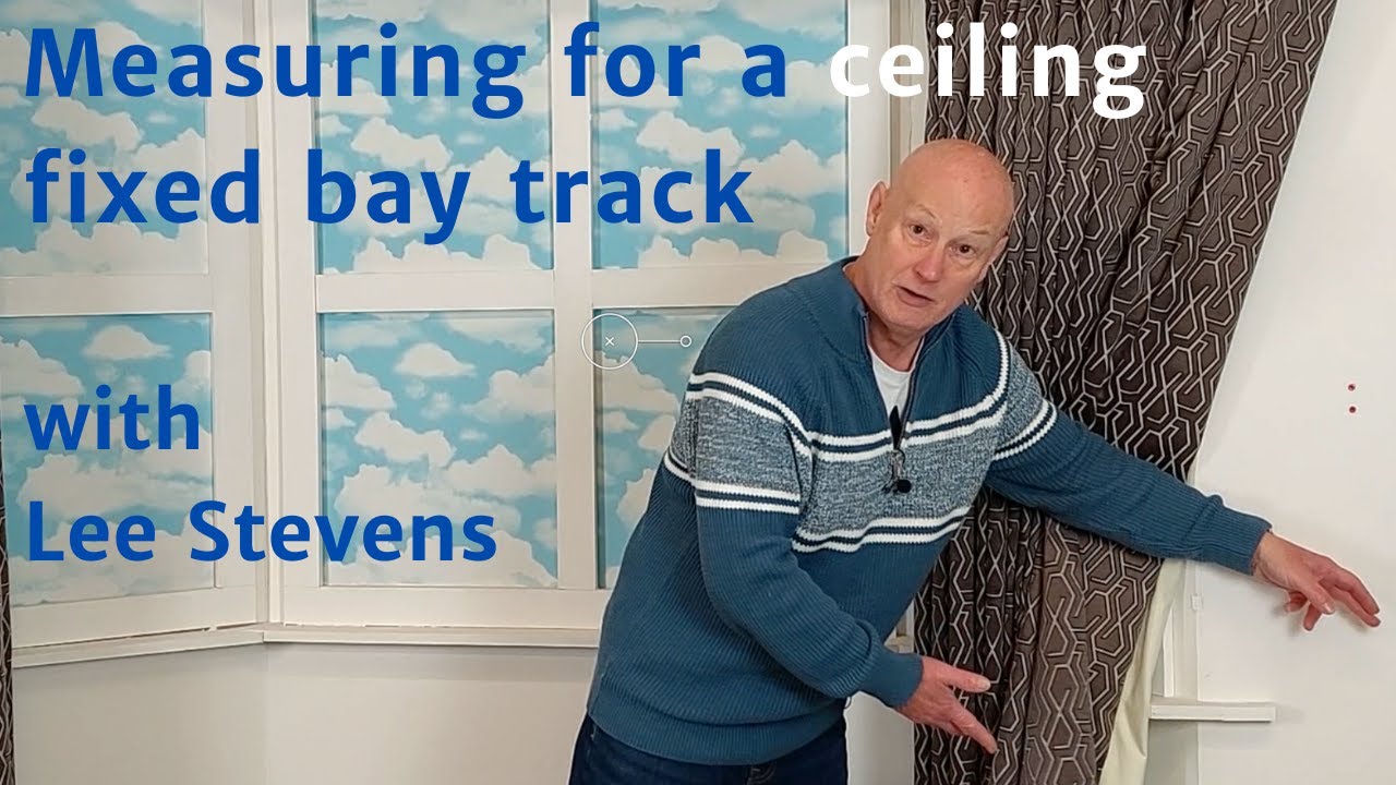 Measuring for a ceiling fixed bay track - YouTube