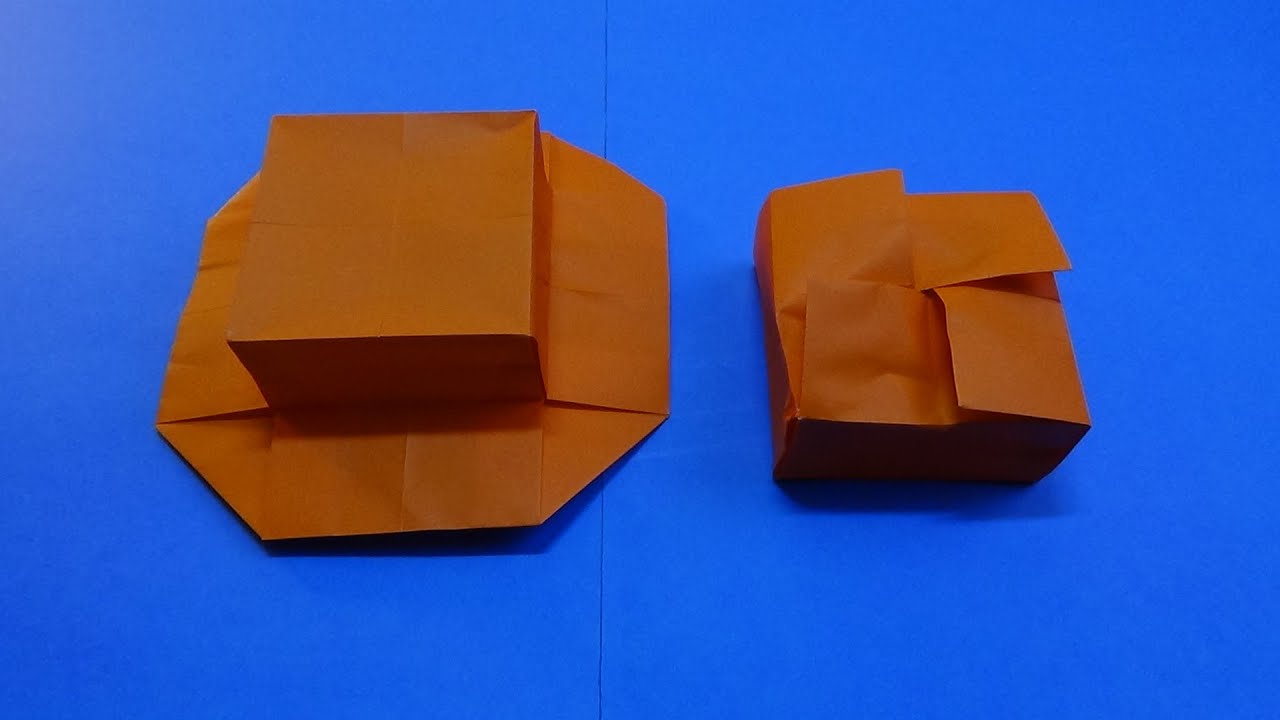 Origami Transforming Hat Box - Pure Origami - YouTube