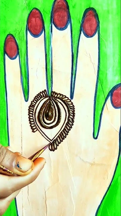 Aasani S Bnaye Back Hand Tattoo Mehndi Designviraltrendingyoutuber2022newstylish Youtube 
