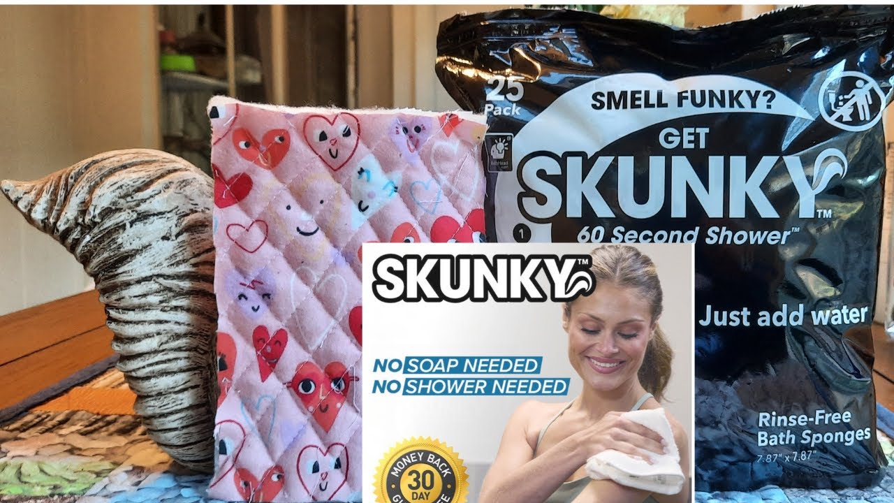 Sewing & Quilting With Skunky The 60 Second Shower - YouTube