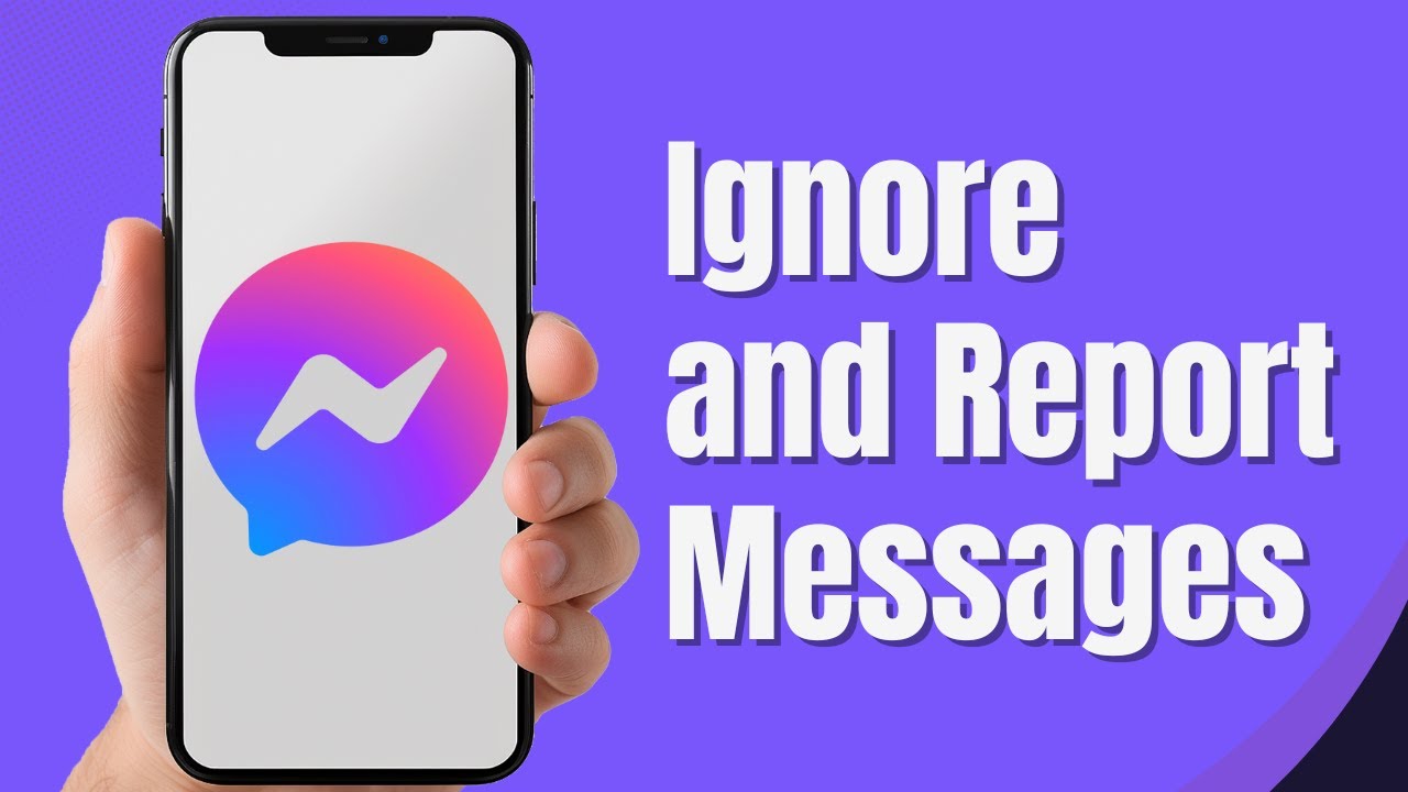 How To Ignore and Report Messages on Messenger | Put Ignore in ...