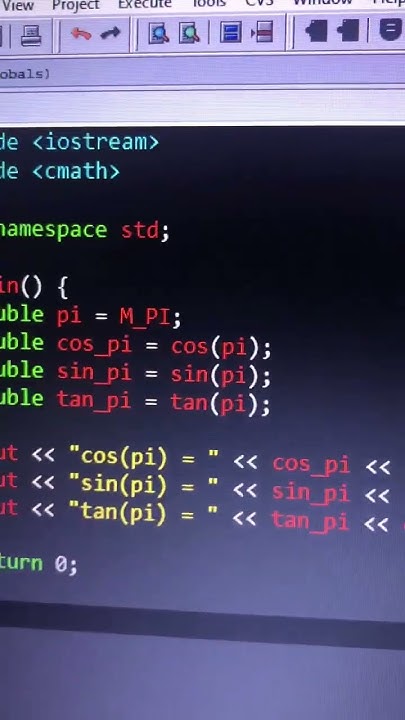Trigonometry C Coders Codinglife Codingninja Codemasters