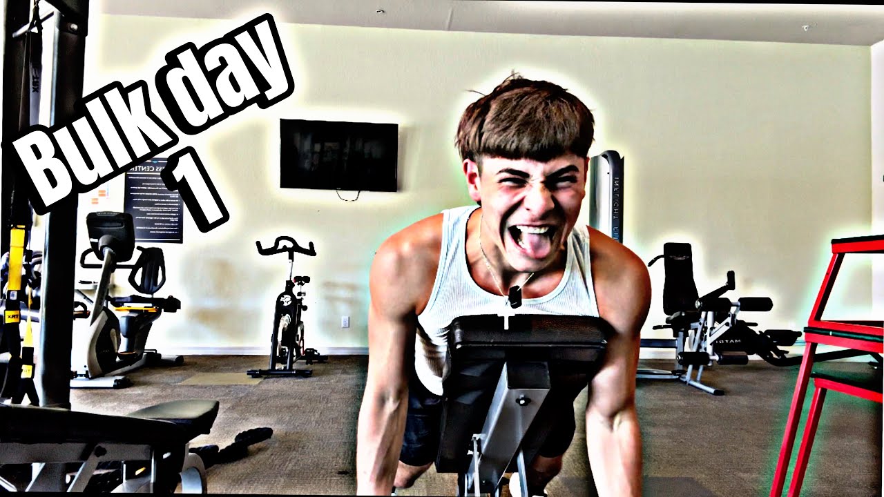 Bulk Day 1 - Back & Biceps - YouTube