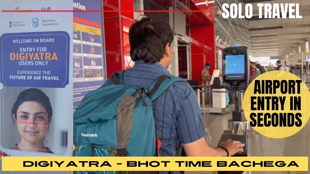 Digi Yatra Delhi Airport | Digi Yatra app kaise use kare | How to use ...