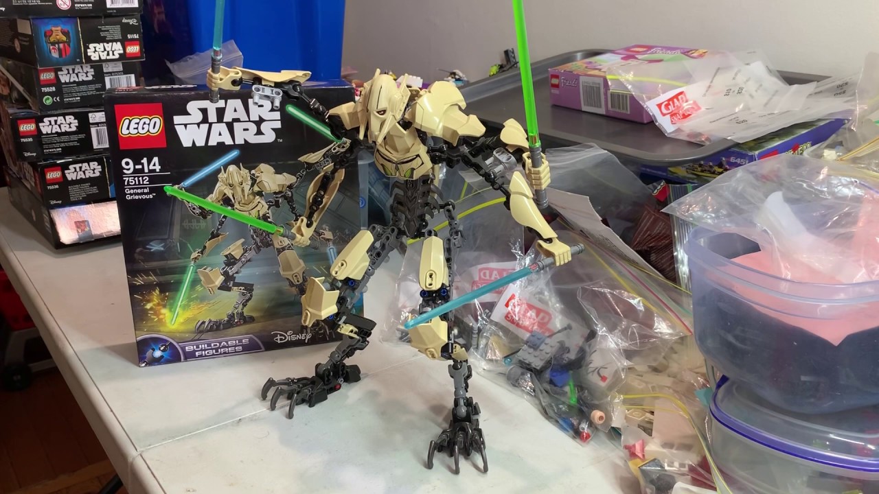 LEGO review of set 75112 General Grievous. - YouTube