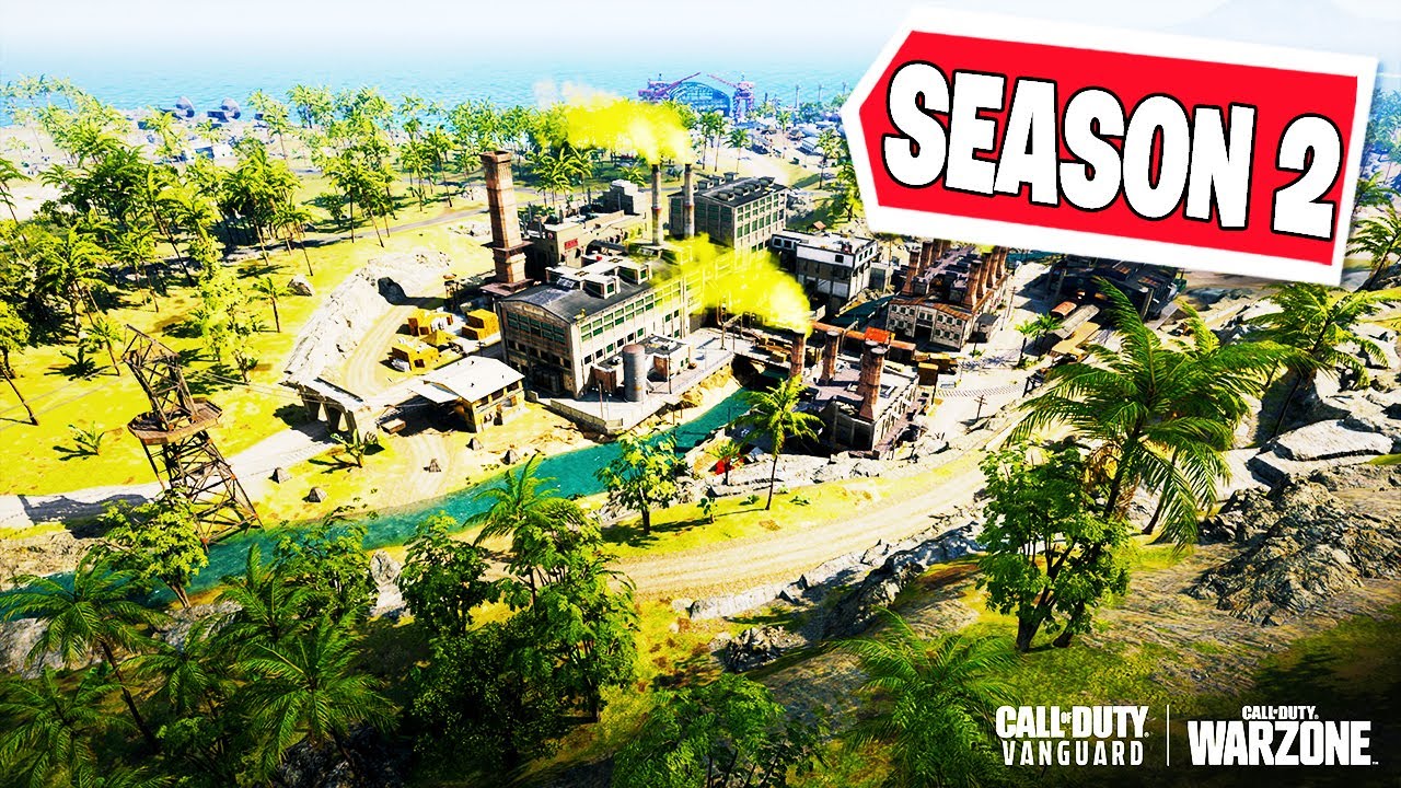 COD WARZONE: SEASON 2 ROADMAP REVEALED! New Warzone POI, DLC Weapons ...