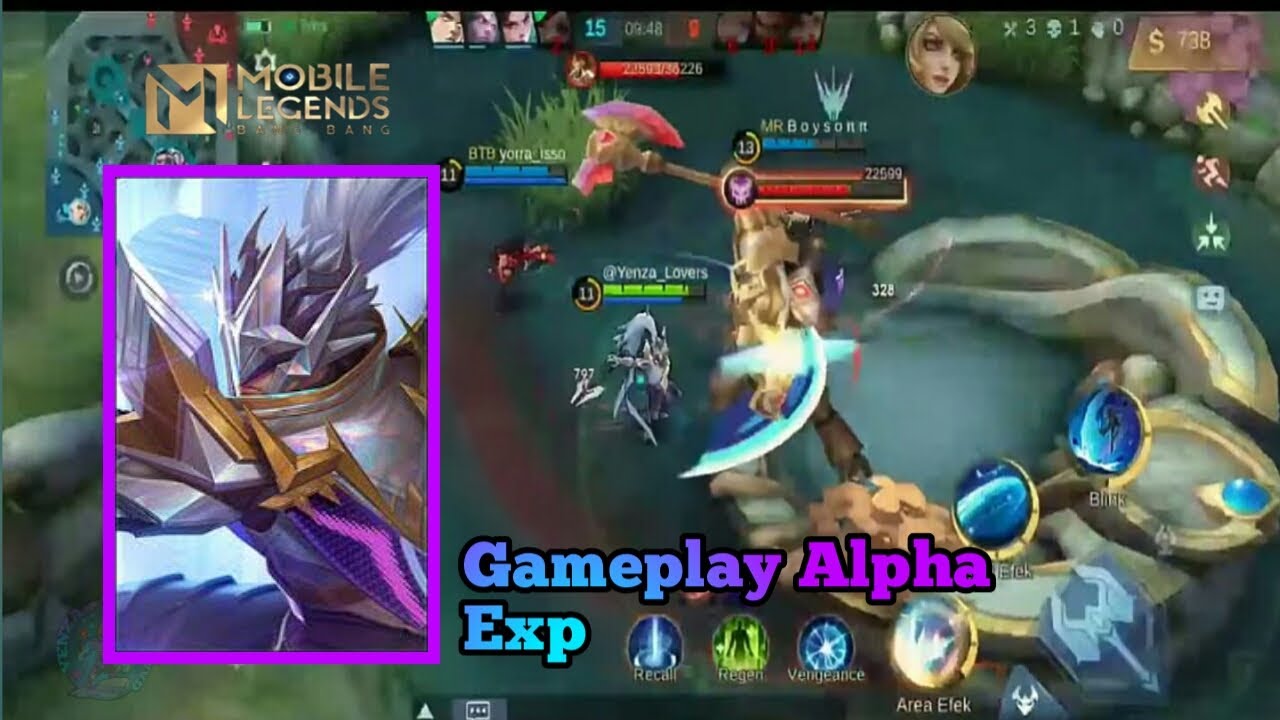 Gameplay Alpha || Mobile Legends: Bang bang - YouTube