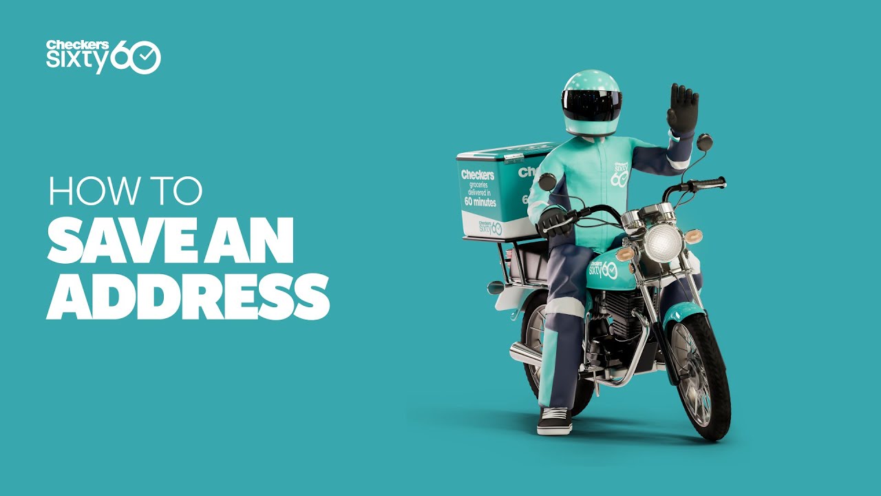 How to save an address on Sixty60 - YouTube