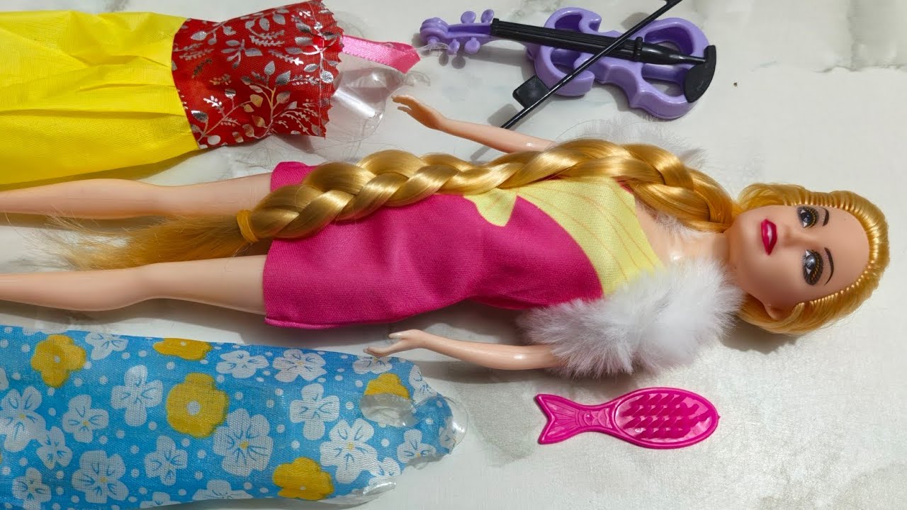 NEW ASMR || Satisfying with Unboxing Cute Pink Barbie Princess Toys 💄👗👠 ...