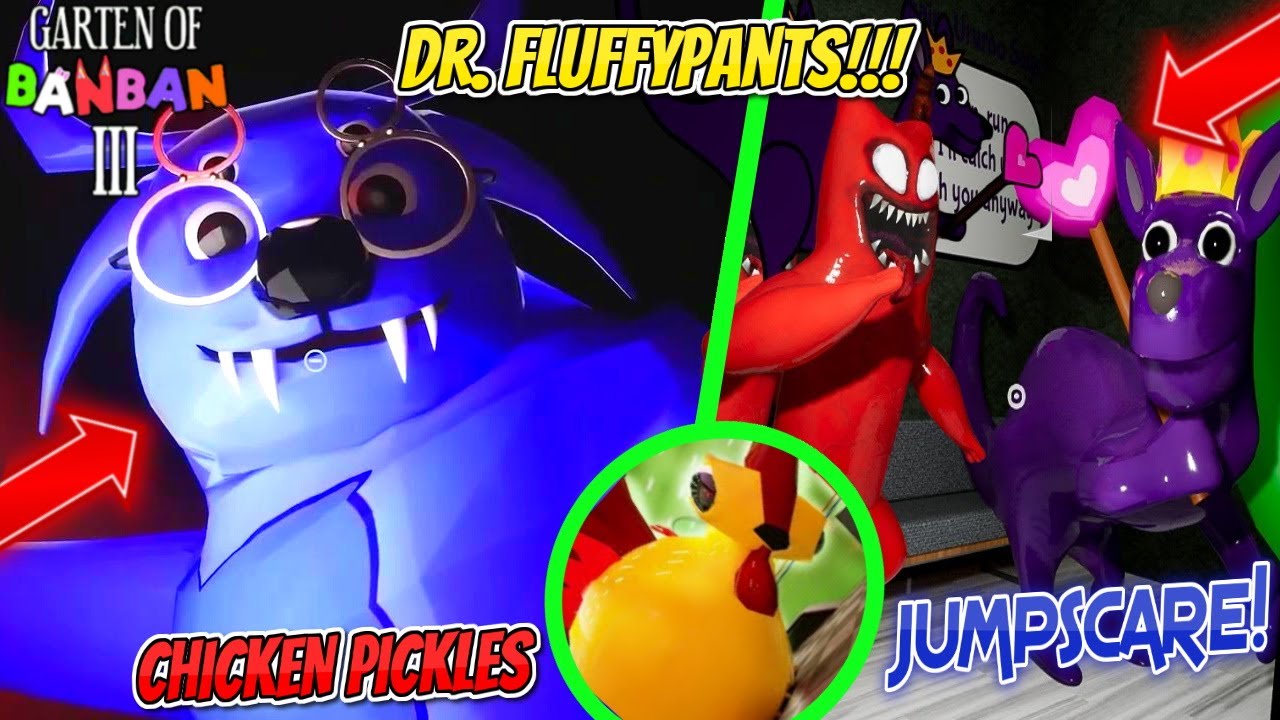 ¡Dr. FLUFFYPANTS VS CHICKEN PICKLES *NUEVOS PERSONAJES* EVIL BANBAN EN ...