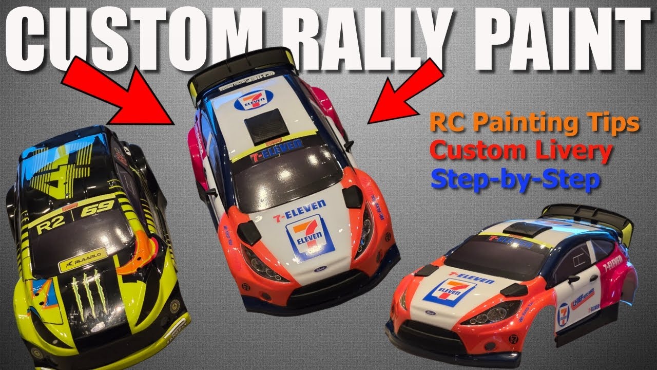 How To Paint an RC Rally Car Body! Tips, Tricks, and a Livery You'll ...