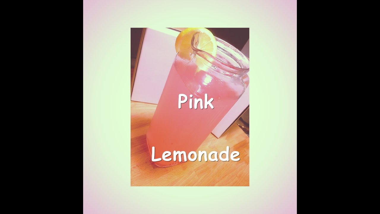 Pink Lemonade♥Limonada Rosa- FÁCIL Y RÁPIDA!! - YouTube