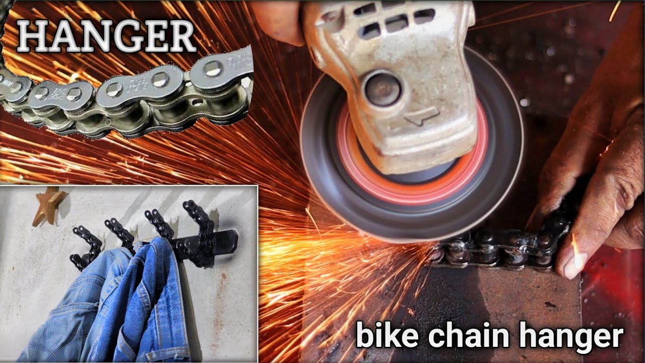 how to the make a hanger /bike chain hanger/ hanger kese banaye #viral ...