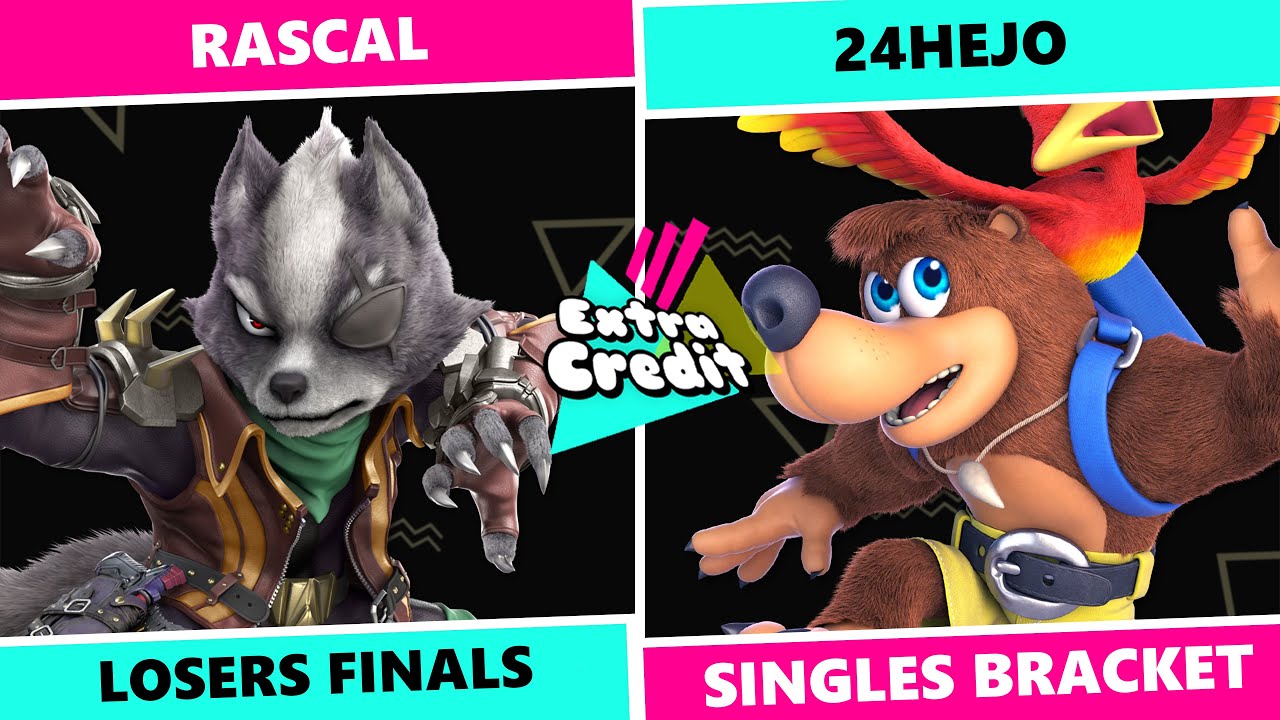 Extra Credit #78: Losers Finals - Rascal (Wolf) vs 24Hejo (Banjo) SSBU ...