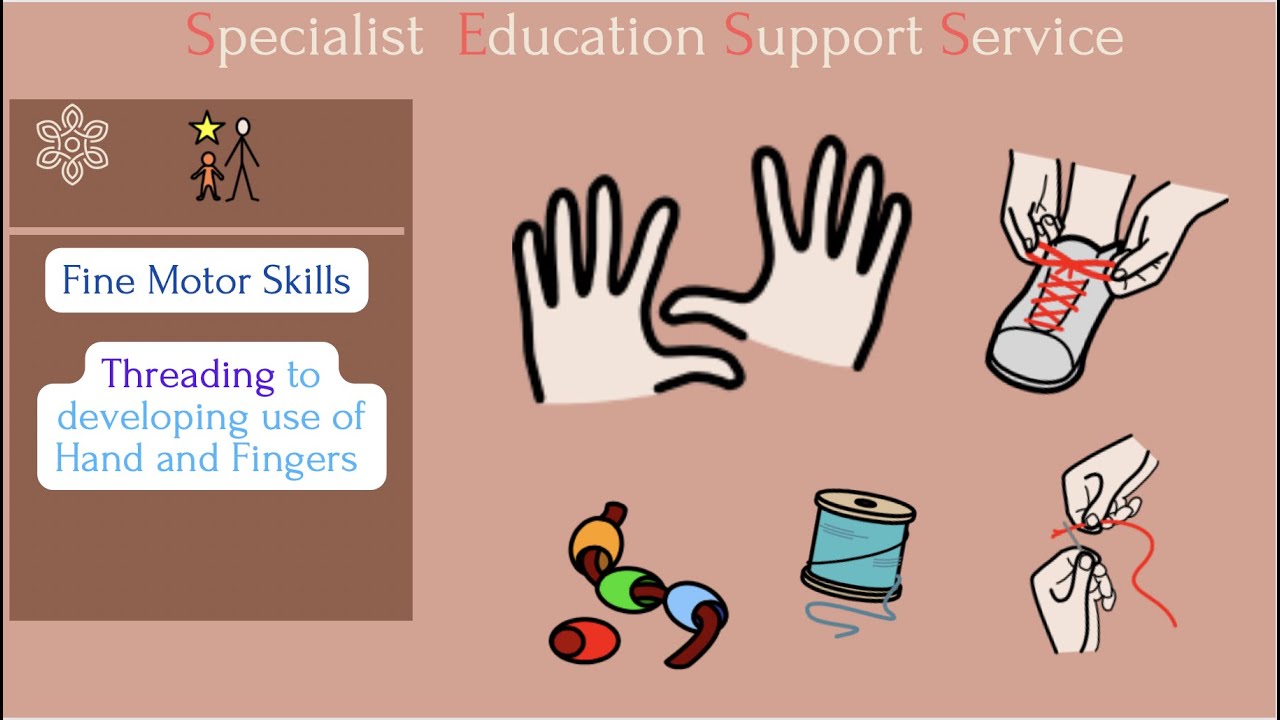 Threading - Developing Fine Motor Skills - YouTube