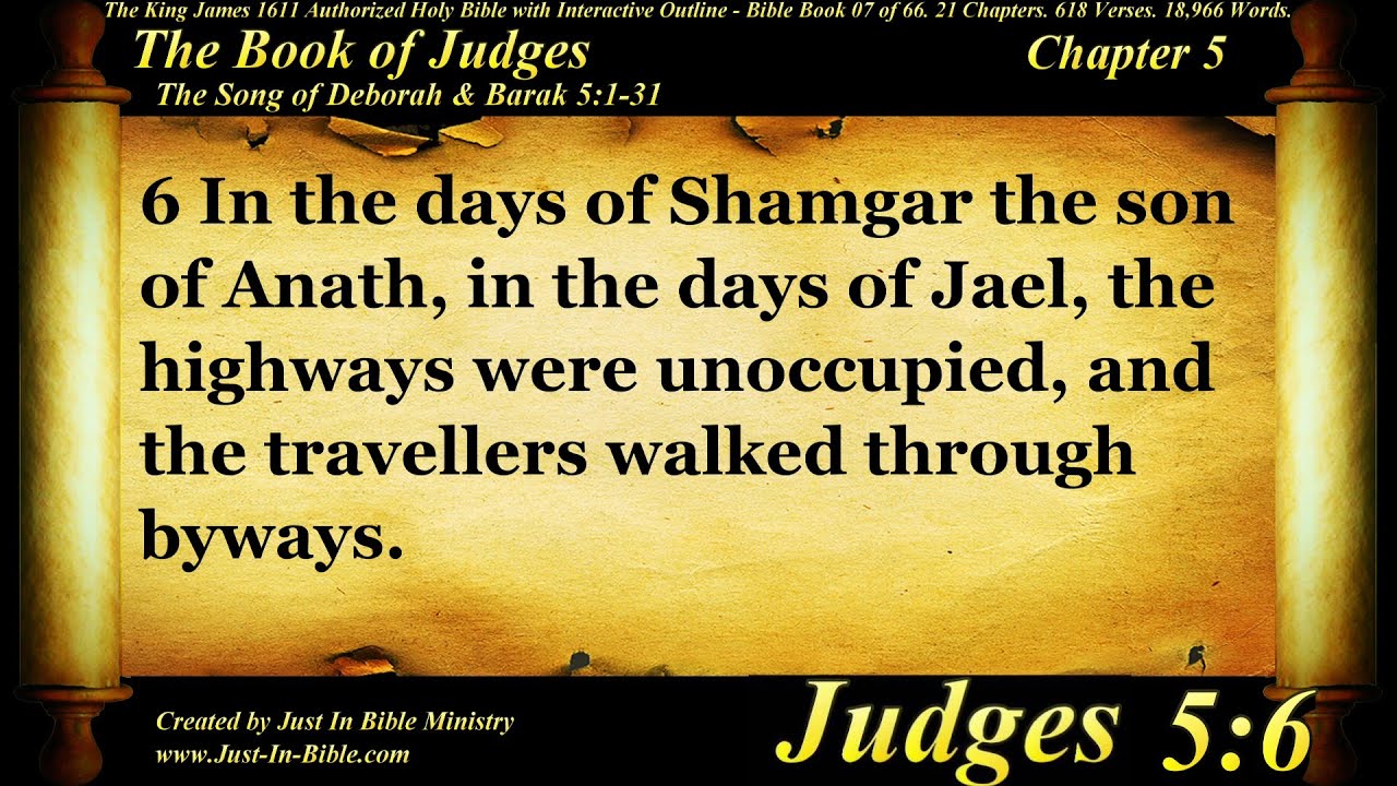 Judges Chapter 5 - Bible Book #07. The Holy Bible: HD Audio Text KJV ...